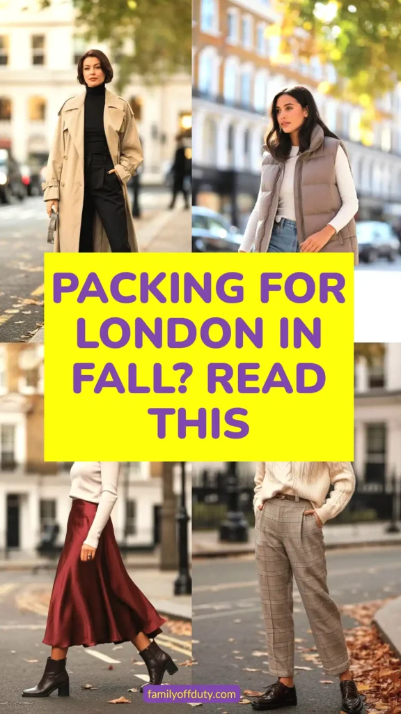 London Fall Outfits You’ll Actually Use (2025)